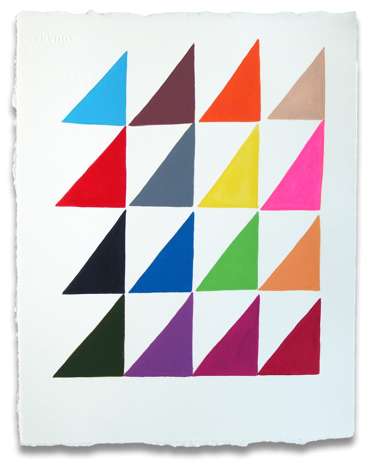 16 Small Triangles by Jessica Snow ‚Äì IdeelArt
